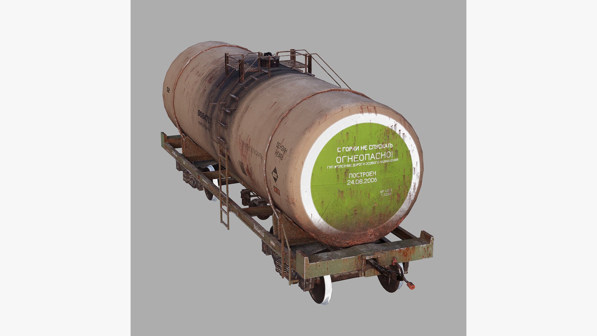 3D Tanker Railcar - TurboSquid 2303505