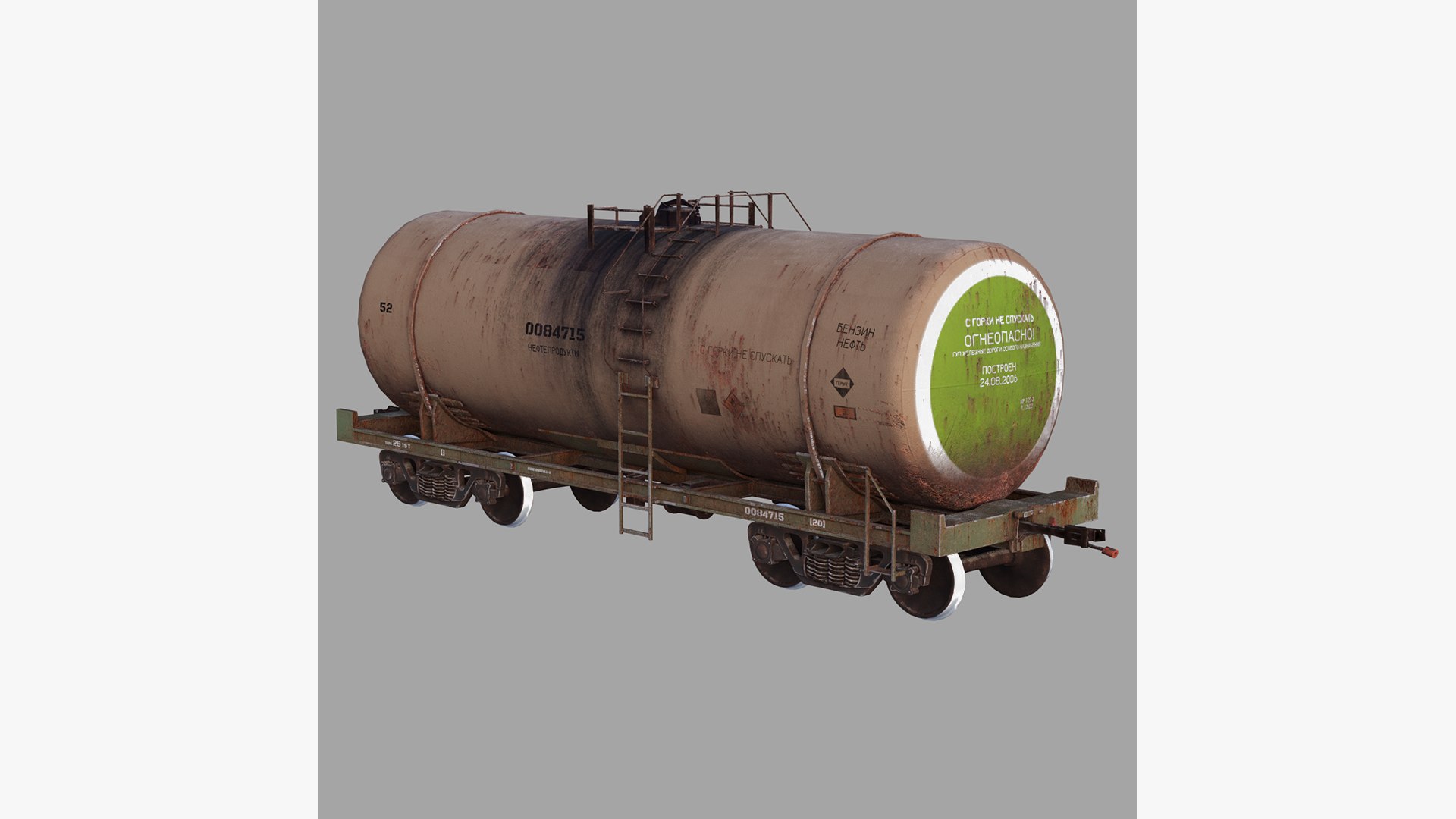 3D Tanker Railcar - TurboSquid 2303505