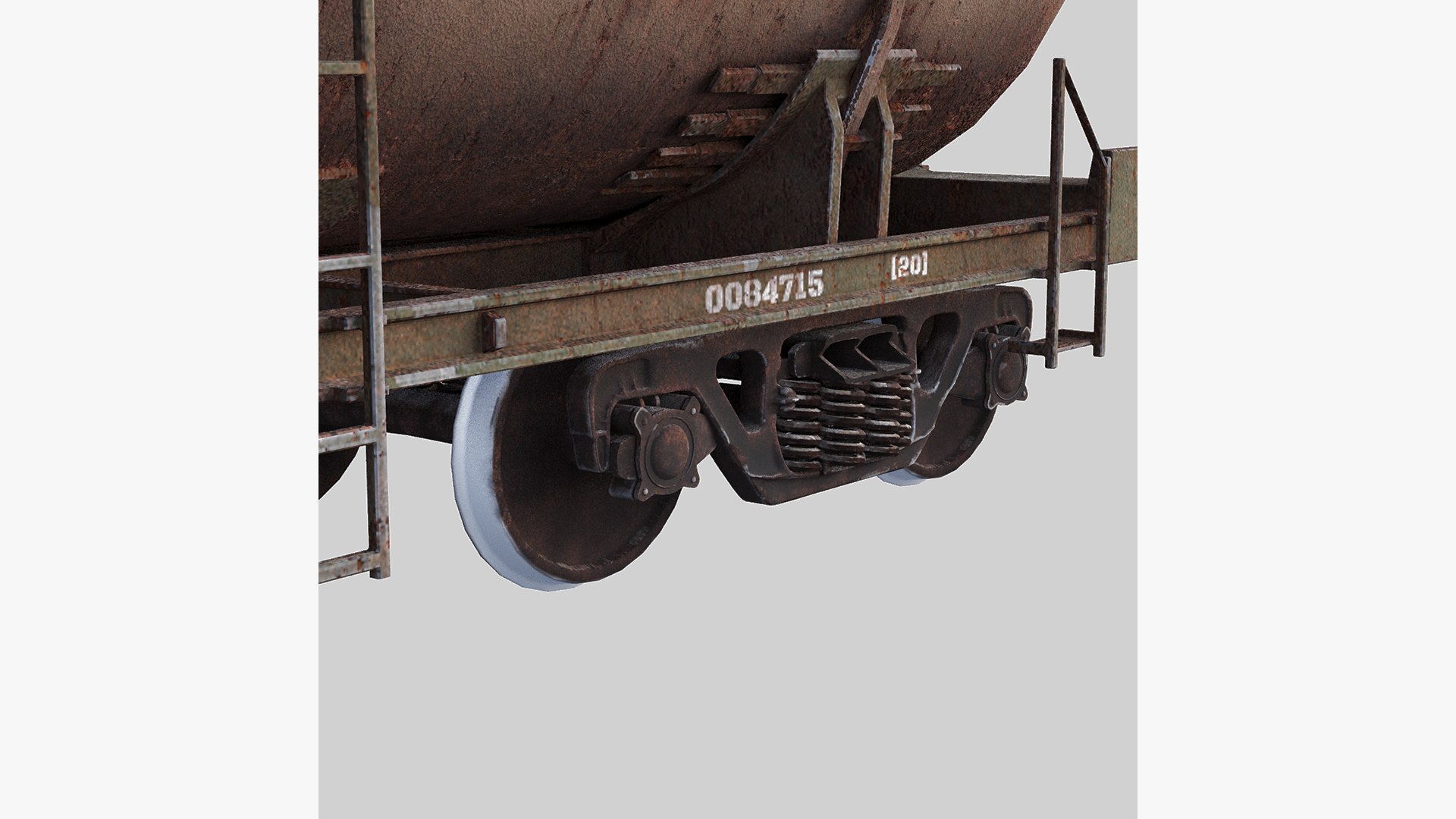 3D Tanker Railcar - TurboSquid 2303505