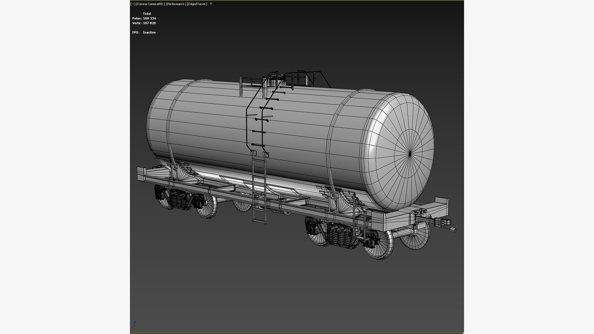3D Tanker Railcar - TurboSquid 2303505