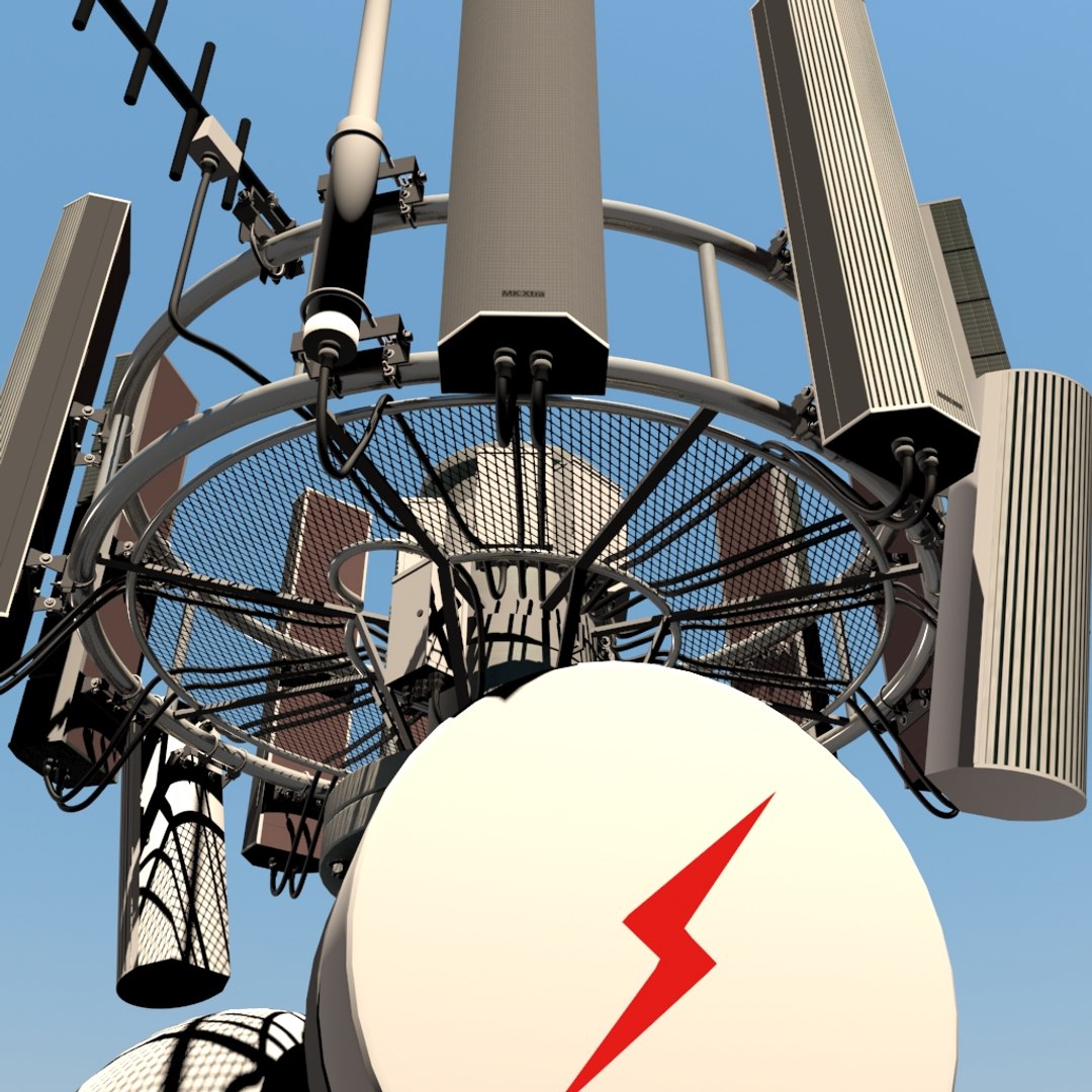 3D Model Cell Repeater Tower - TurboSquid 1149716