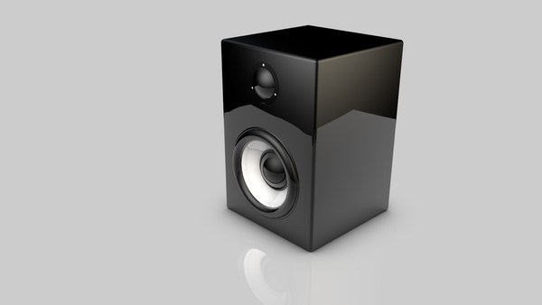 3d model of speaker