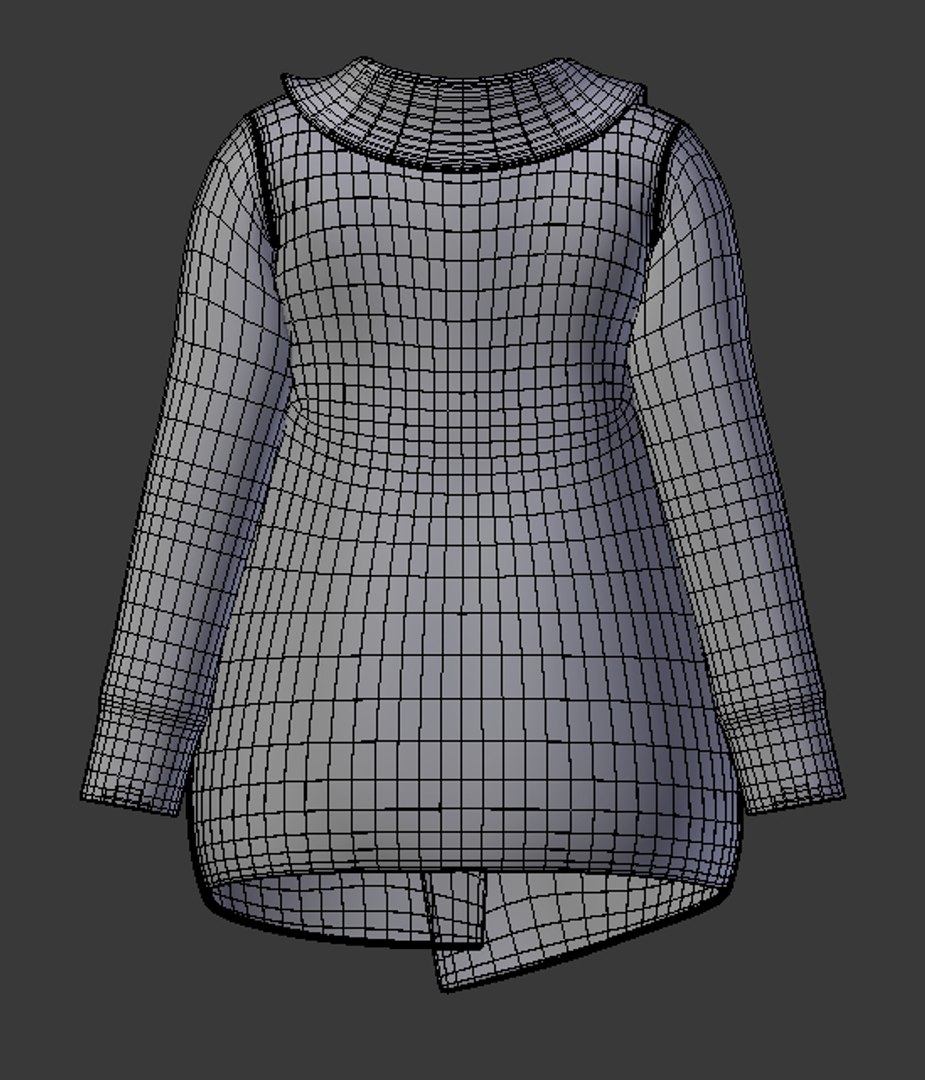 3d model of rigged