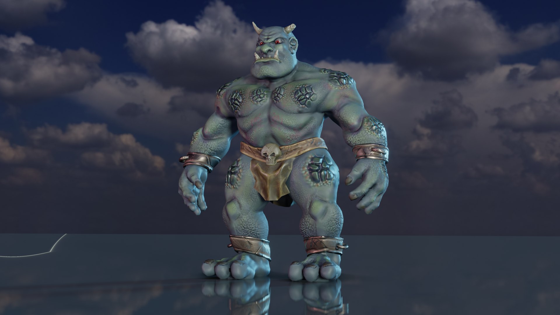 3D Mighty Orc Brute - TurboSquid 2074829