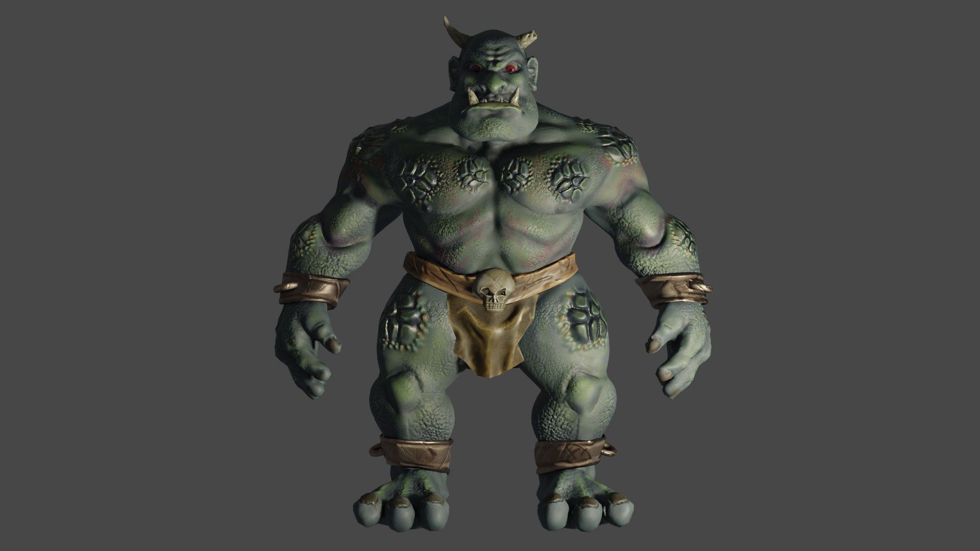 3D Mighty Orc Brute - TurboSquid 2074829