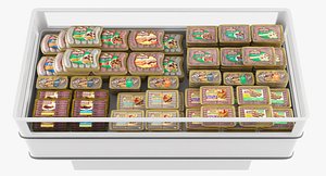 3d cheese deli model