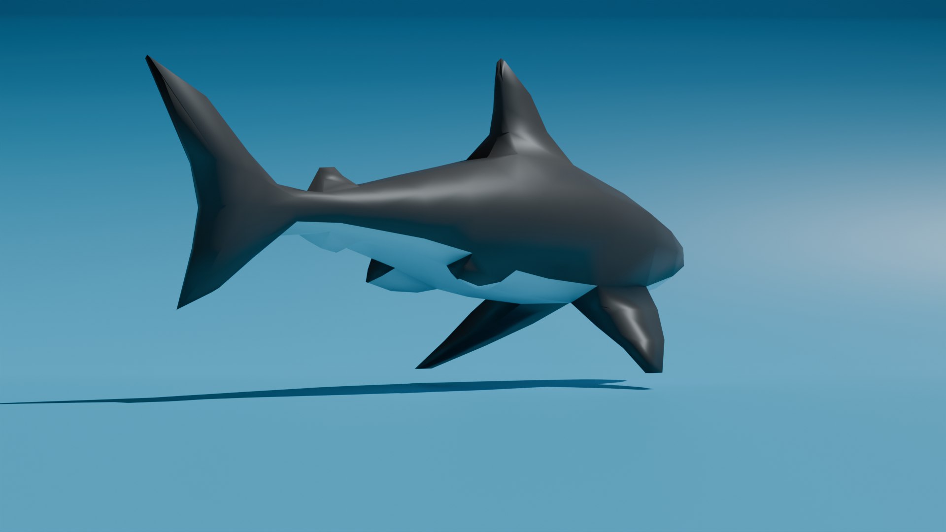 3D Shark Low-poly 3D Model Model - TurboSquid 2273891