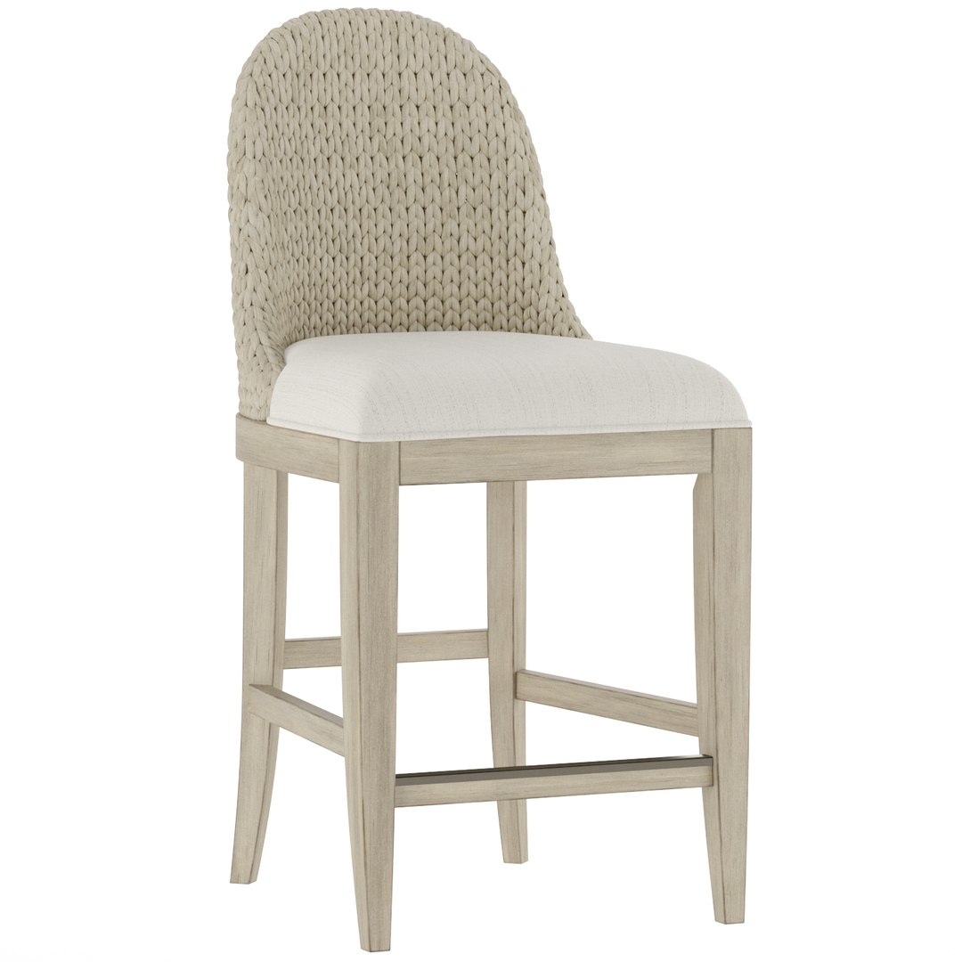 3D Model American Drew Vista Boca Woven Stool - TurboSquid 2359156