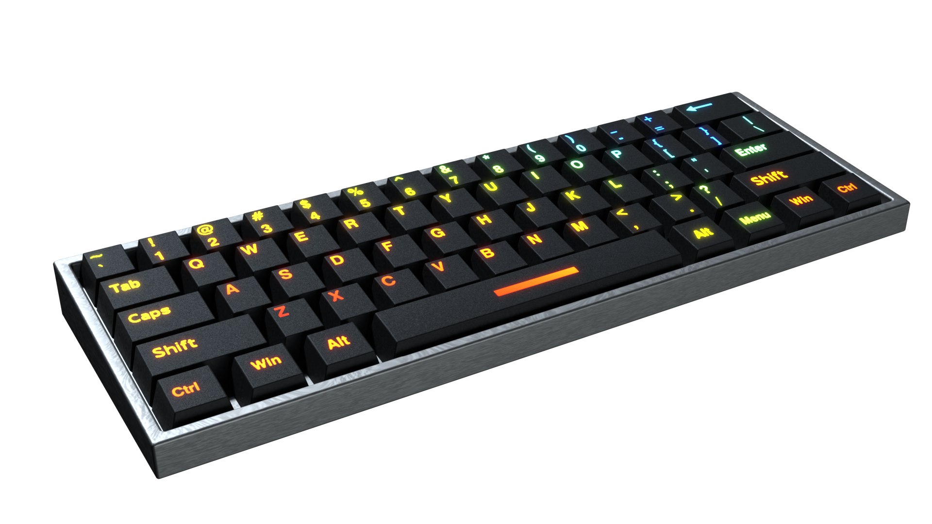 Pack Of Detailed Low Poly Gaming Keyboards 3D - TurboSquid 2048722