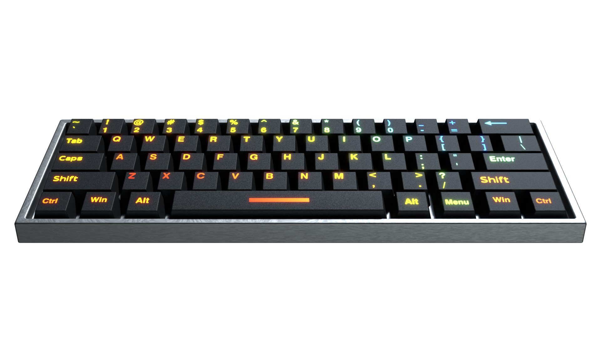 Pack Of Detailed Low Poly Gaming Keyboards 3D - TurboSquid 2048722