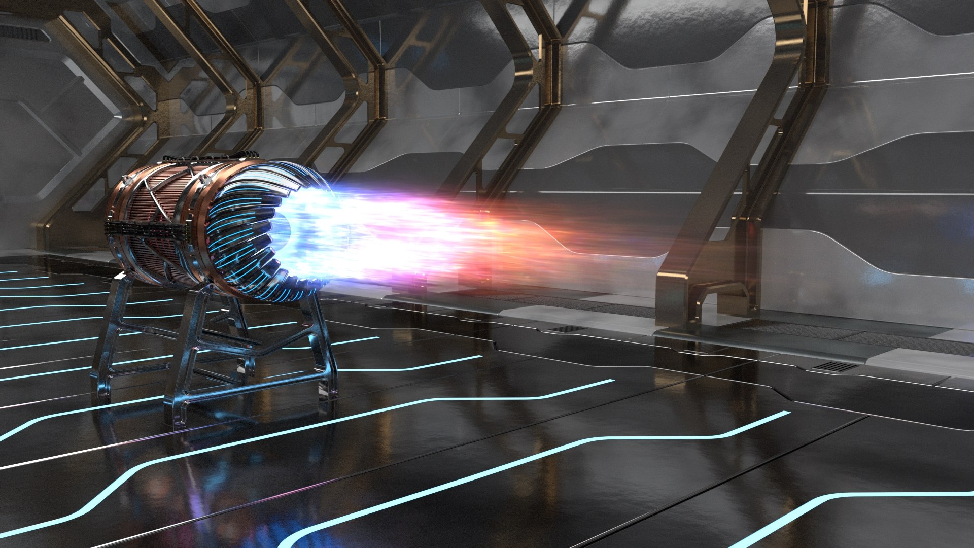 Sci Fi Plasma Engines Model - TurboSquid 1382299