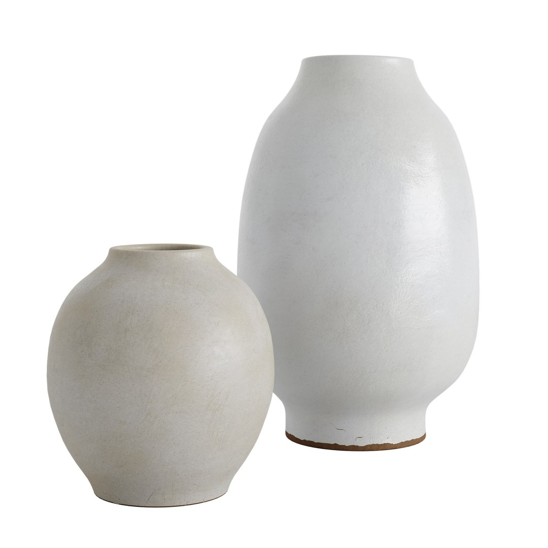Quin Handcrafted Ceramic Vases 3D - TurboSquid 2216058