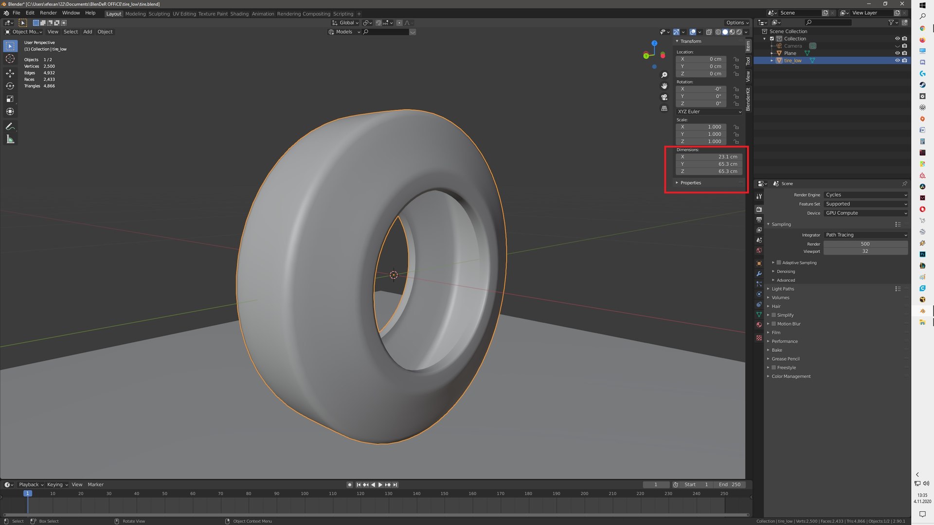 3D Dirty Tire Dirt Model - TurboSquid 1644390