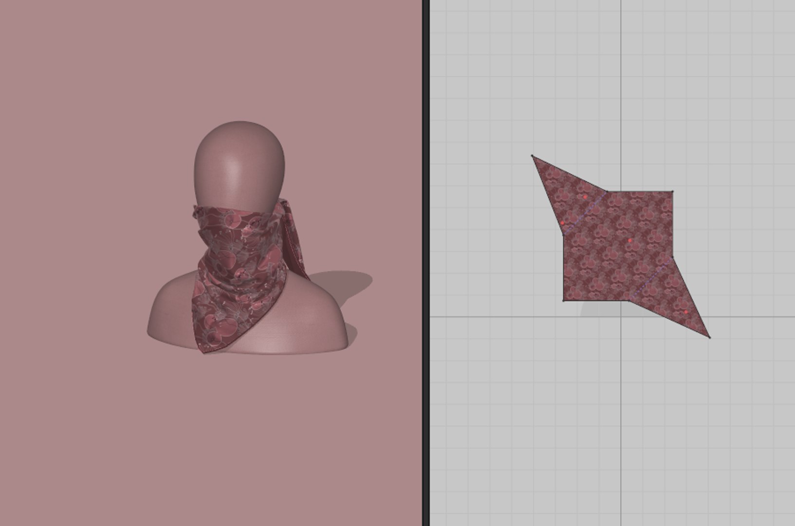 3D 3D-CLO Scarf-Silk Patterned Design - TurboSquid 2161502