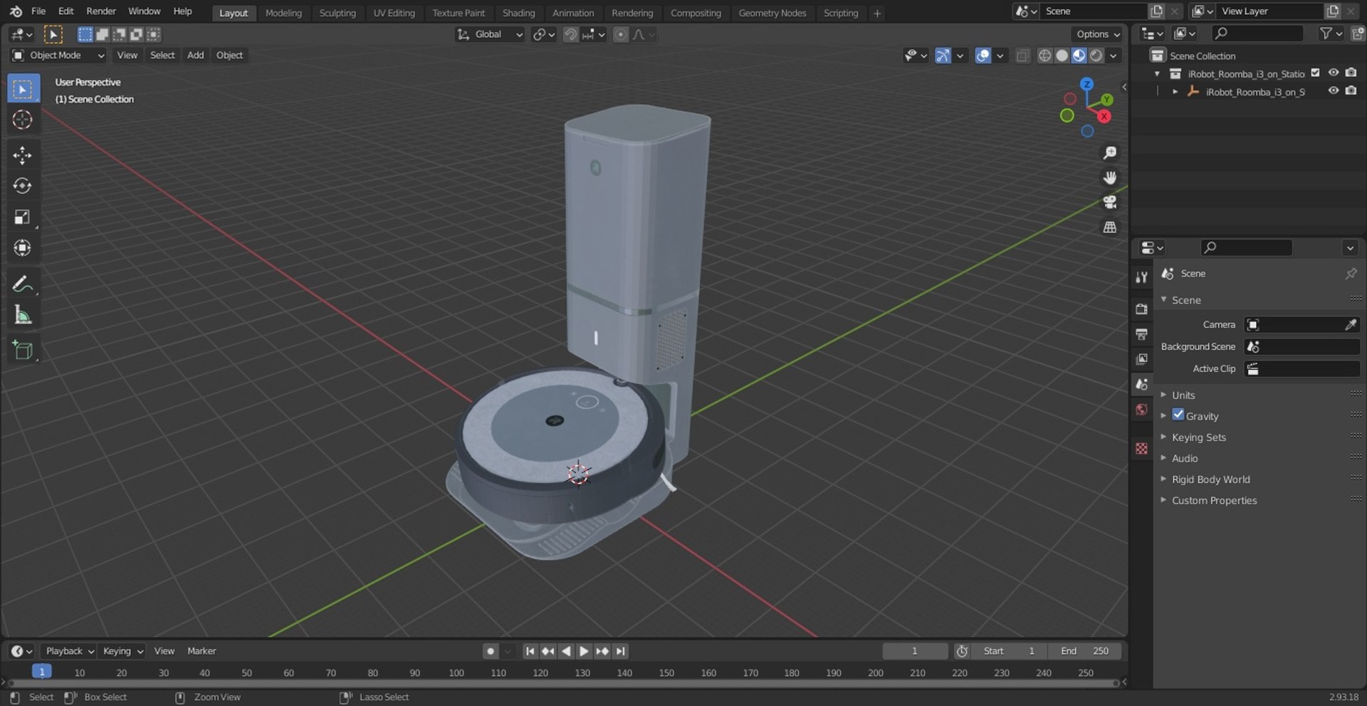 3D Model IRobot Roomba I3 On Station - TurboSquid 2190538