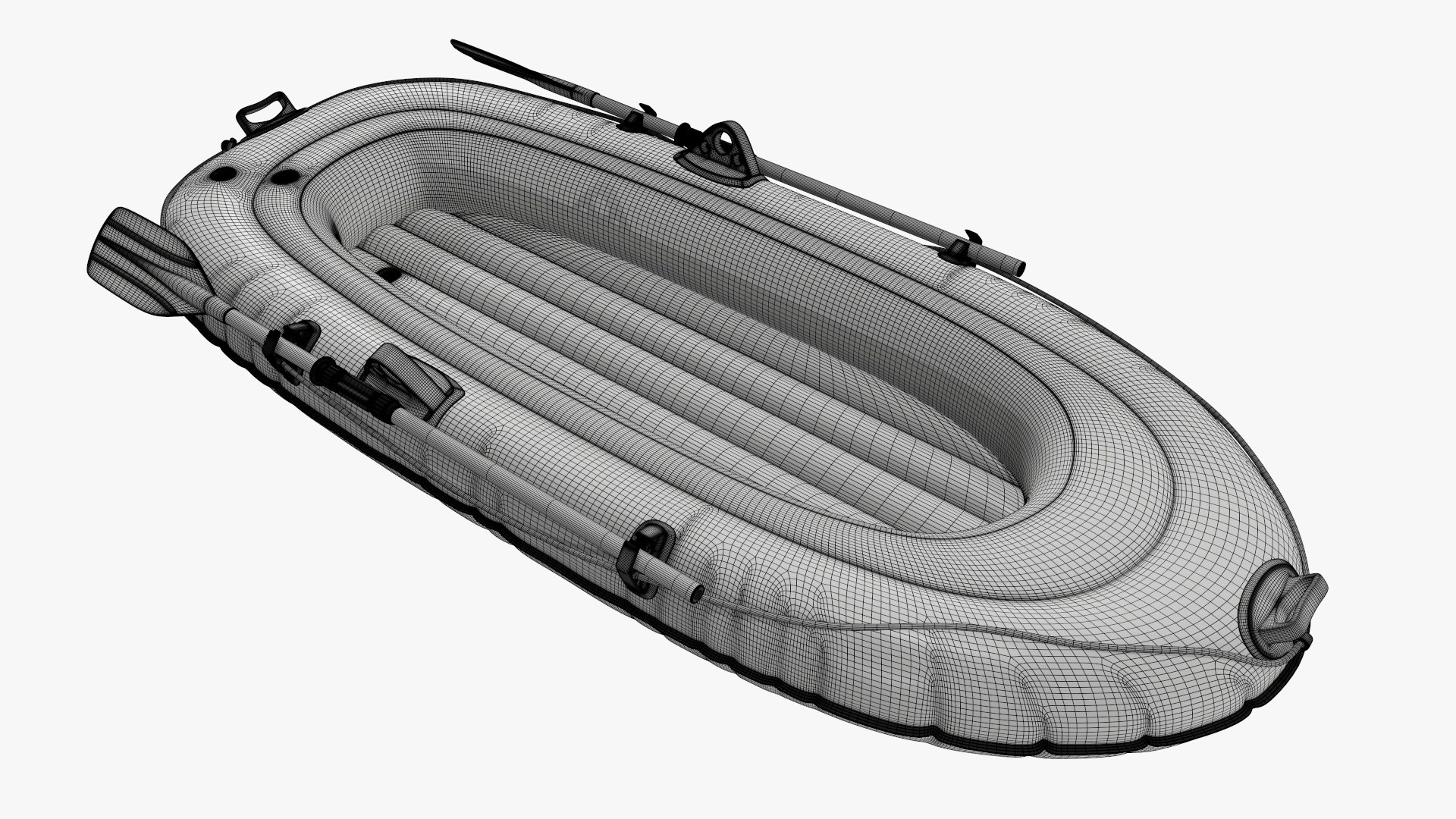Inflatable Boat Model - TurboSquid 1621722