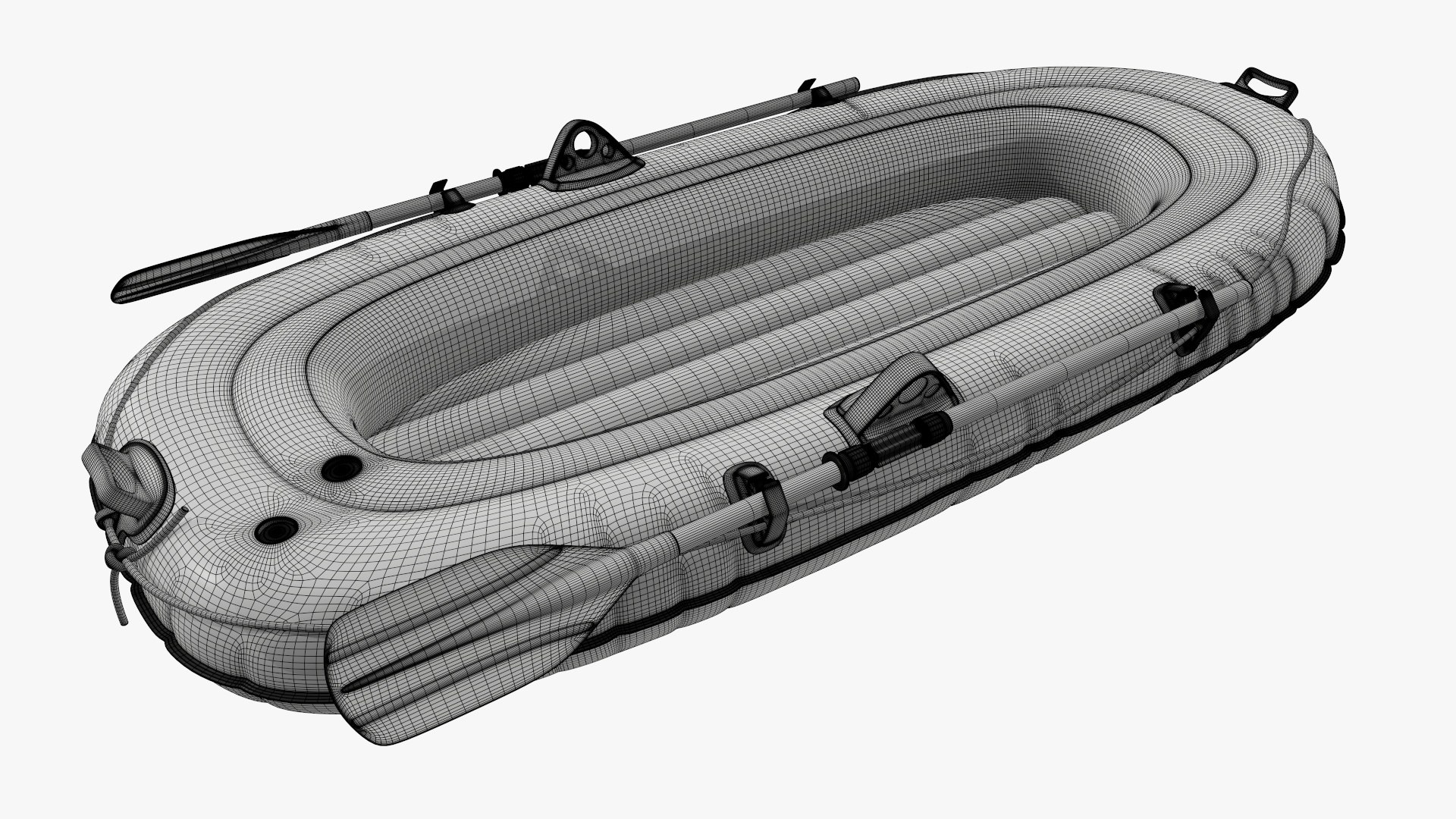 Inflatable Boat Model - TurboSquid 1621722