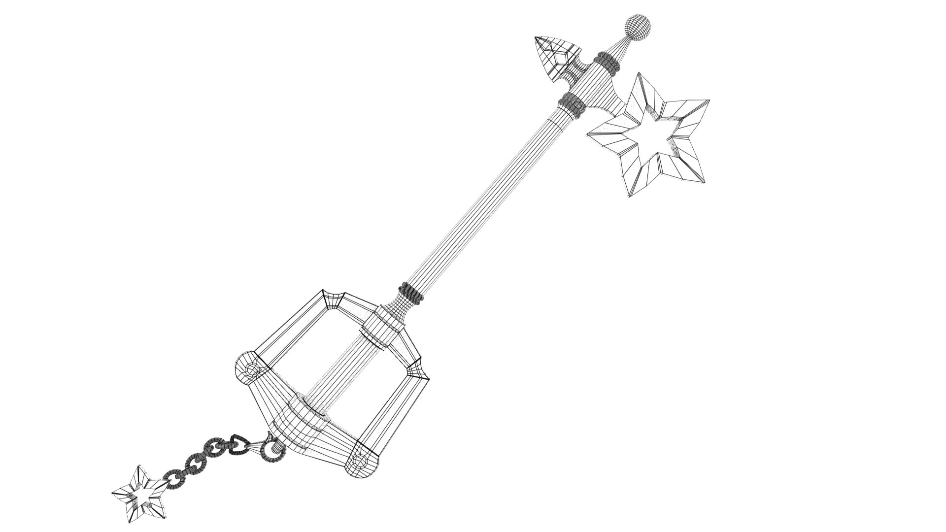 3D Star Light Keyblade model - TurboSquid 1845799