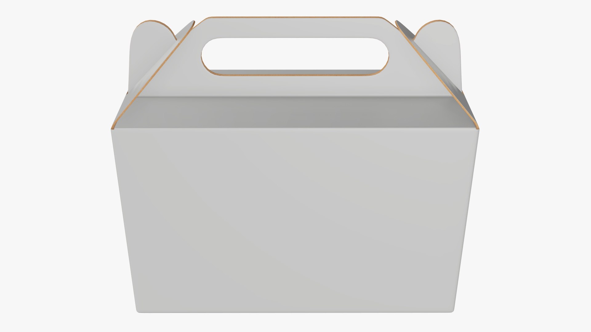 3D Model Packaging Cardboard Food - TurboSquid 1585504
