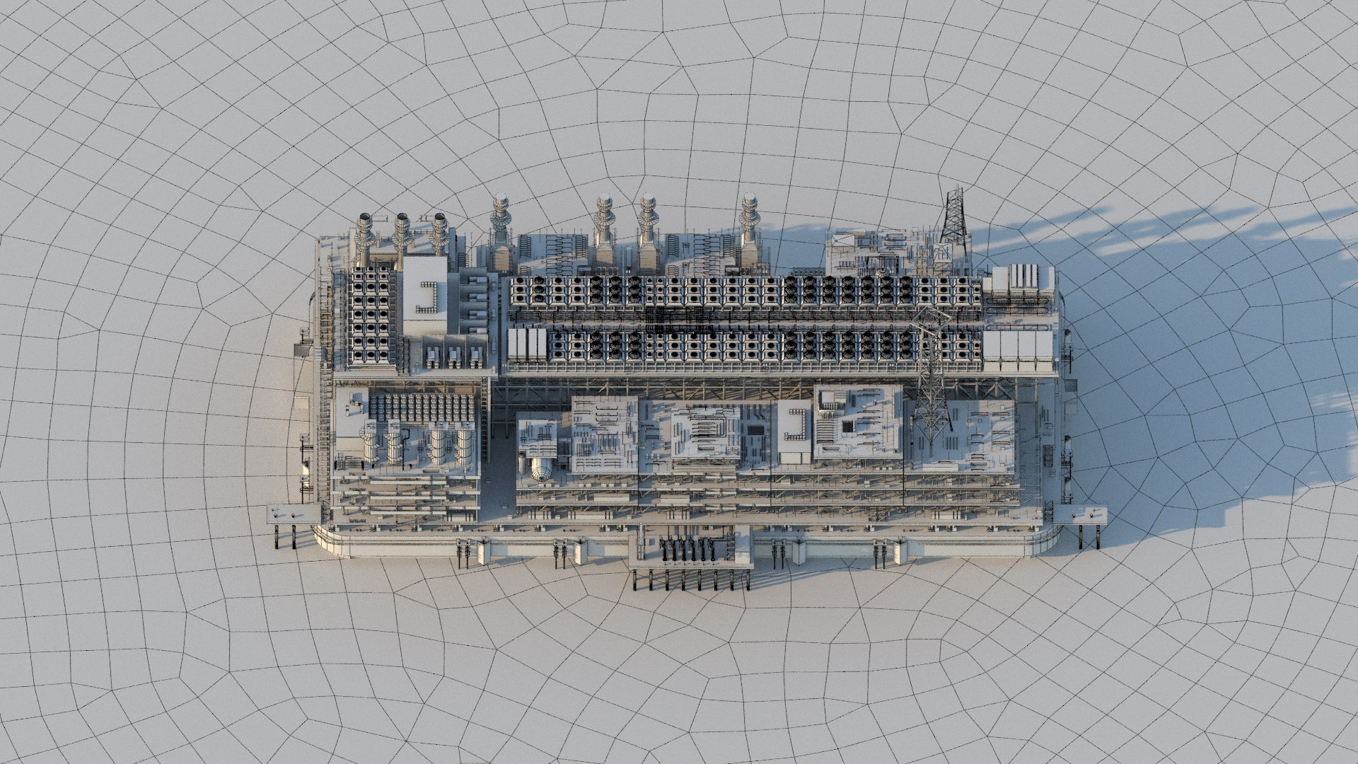 3D Model LNG Plant - TurboSquid 2120389