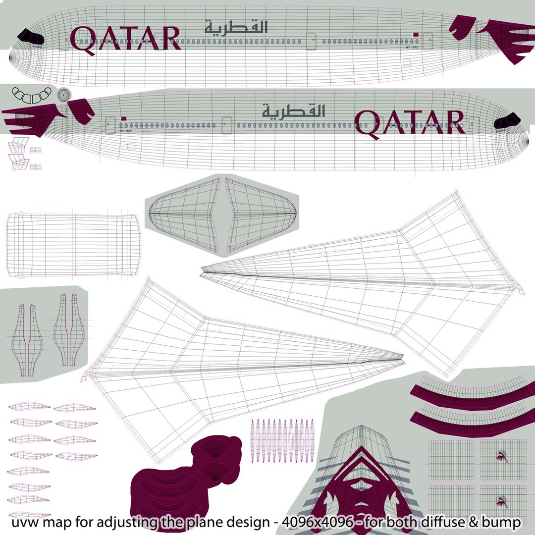 Airbus A350-900 3D Model - TurboSquid 1160320
