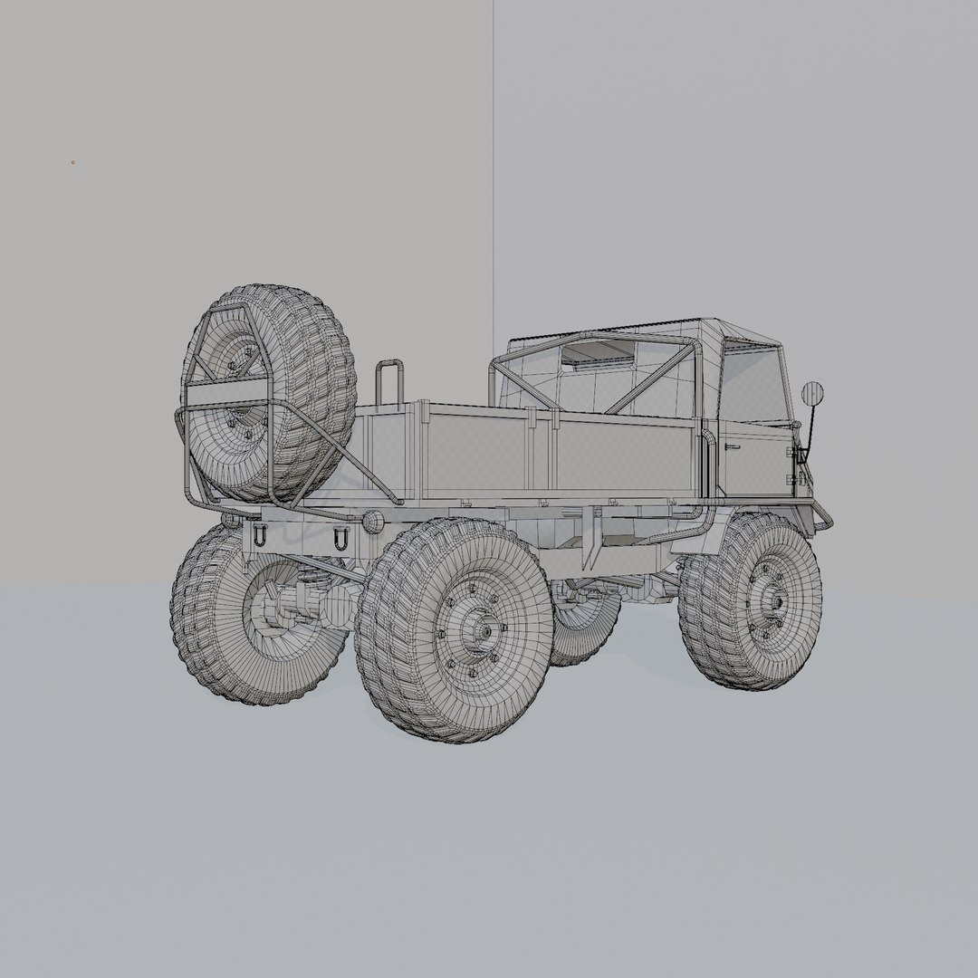 Unimog Automobile 3D Model - TurboSquid 2385283