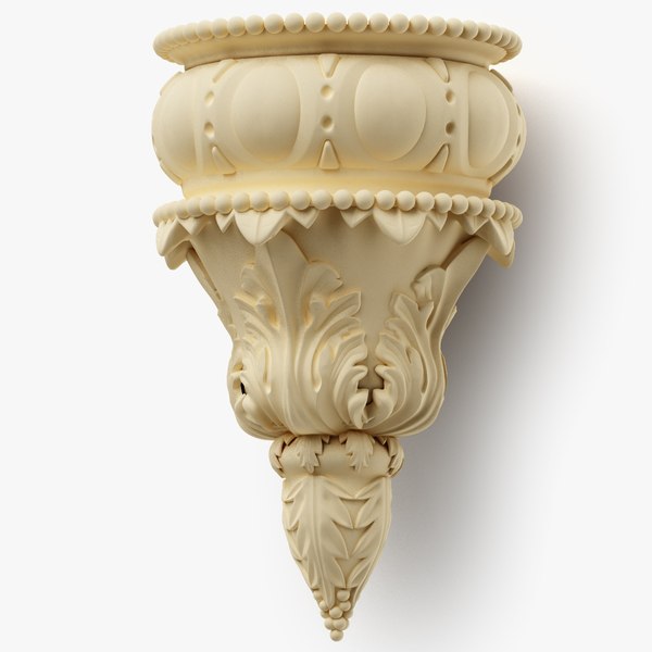 decor wall corbel 3d model