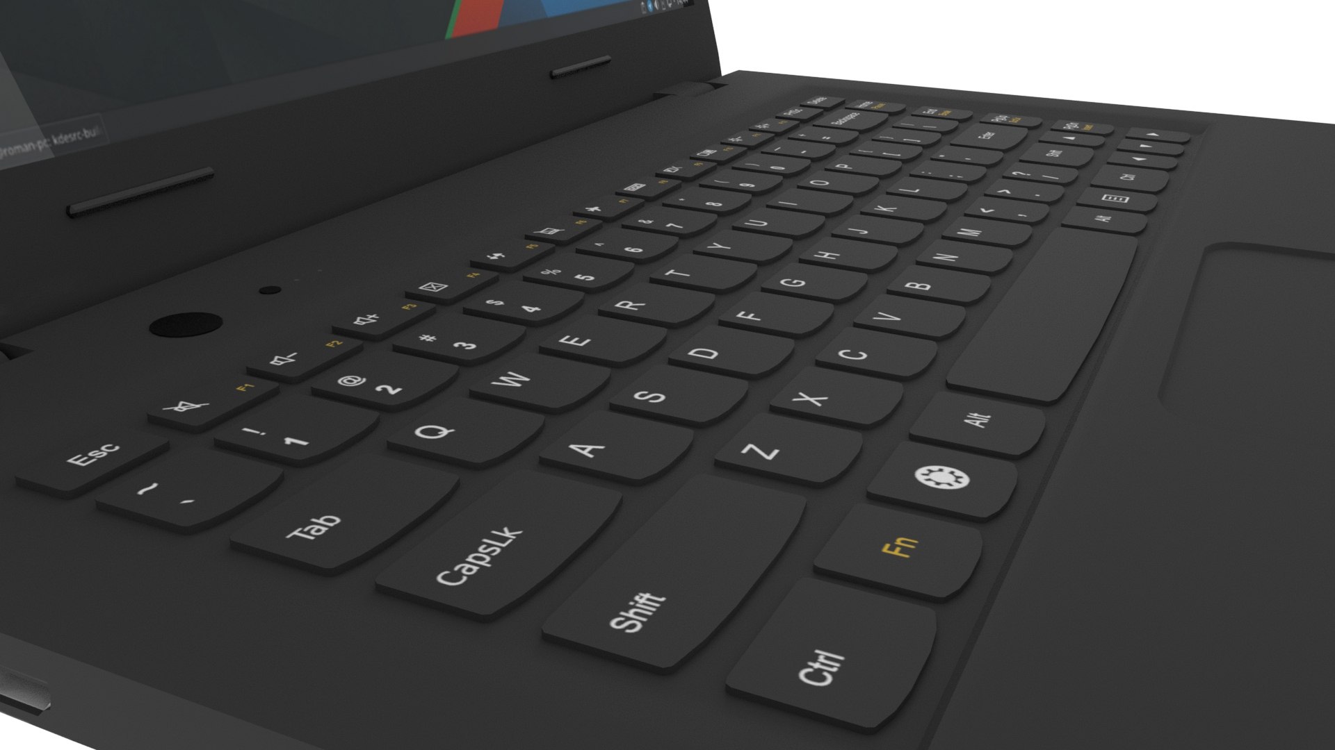 Laptop Keyboard 3D Model - TurboSquid 1329696
