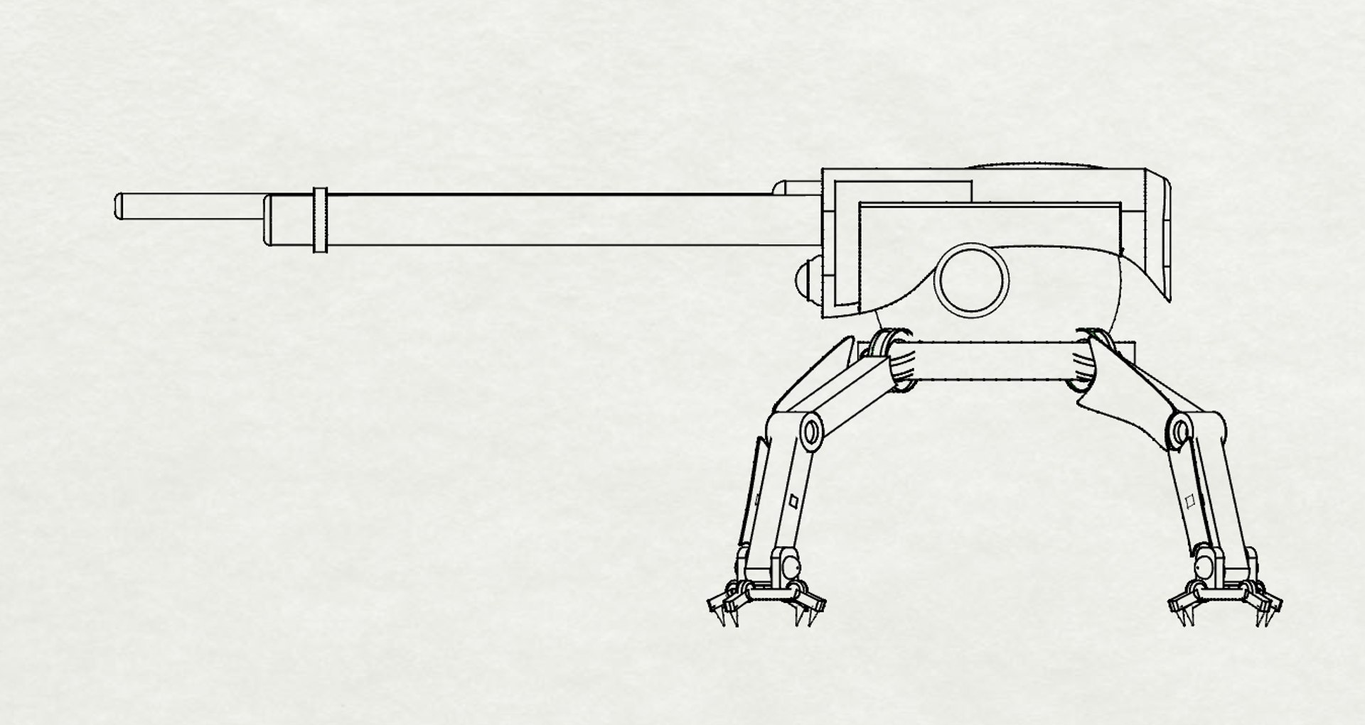 Sci-fi Deployable Turret 3D Model - TurboSquid 1277856