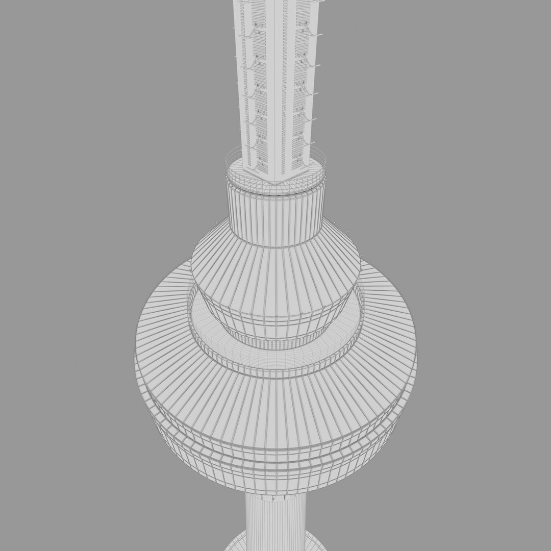 3D Model Central Tv Tower - TurboSquid 1320227