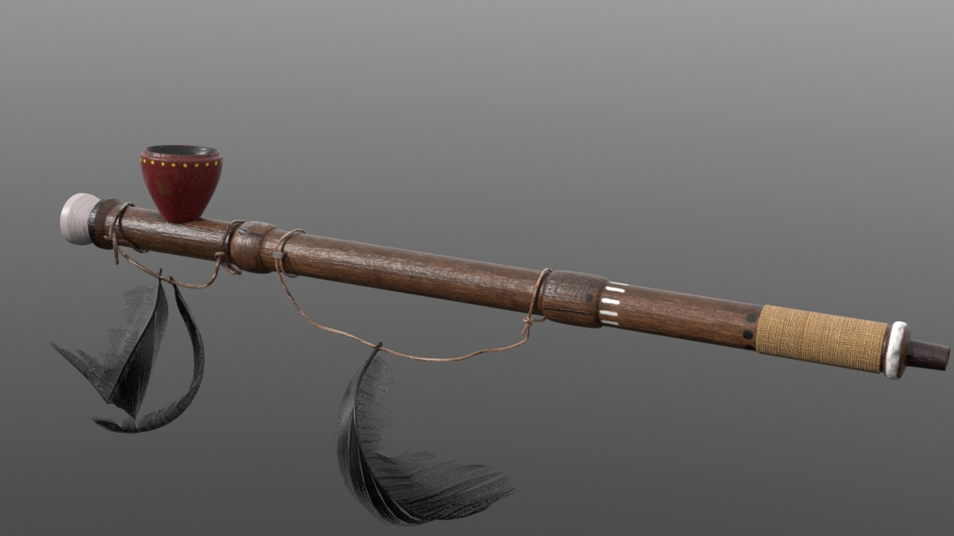 Smoke indian pipe 3D model - TurboSquid 1272851