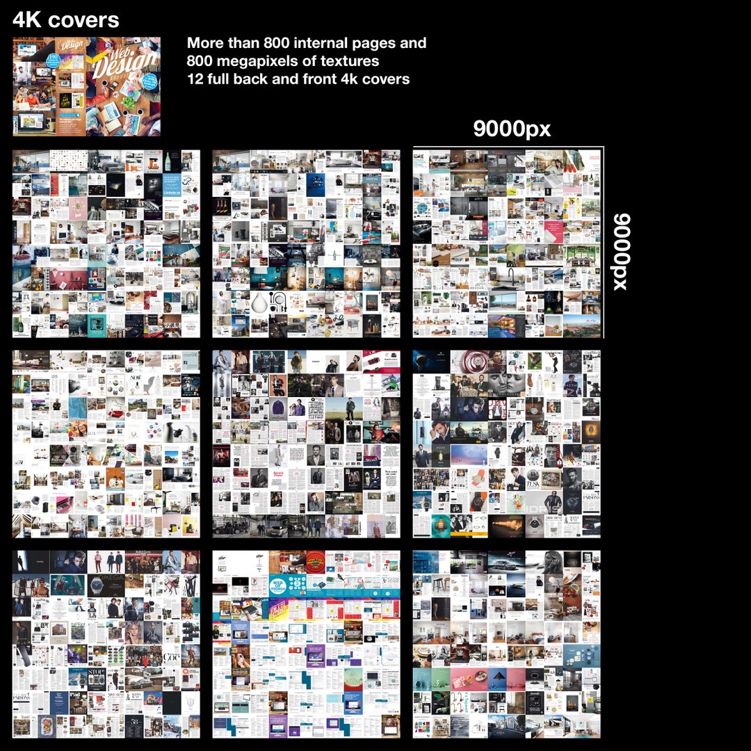 Modern Magazine Rack 3d Max