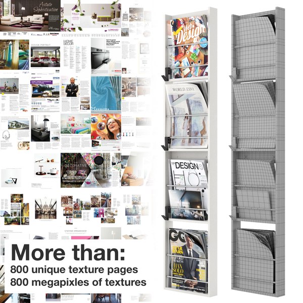 Furnishings Magazine-Holder 3D Models for Download | TurboSquid