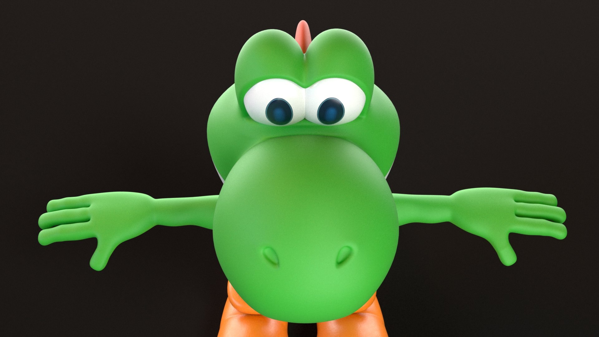 Yoshi From Super Mario Game 3D Model - TurboSquid 1953646