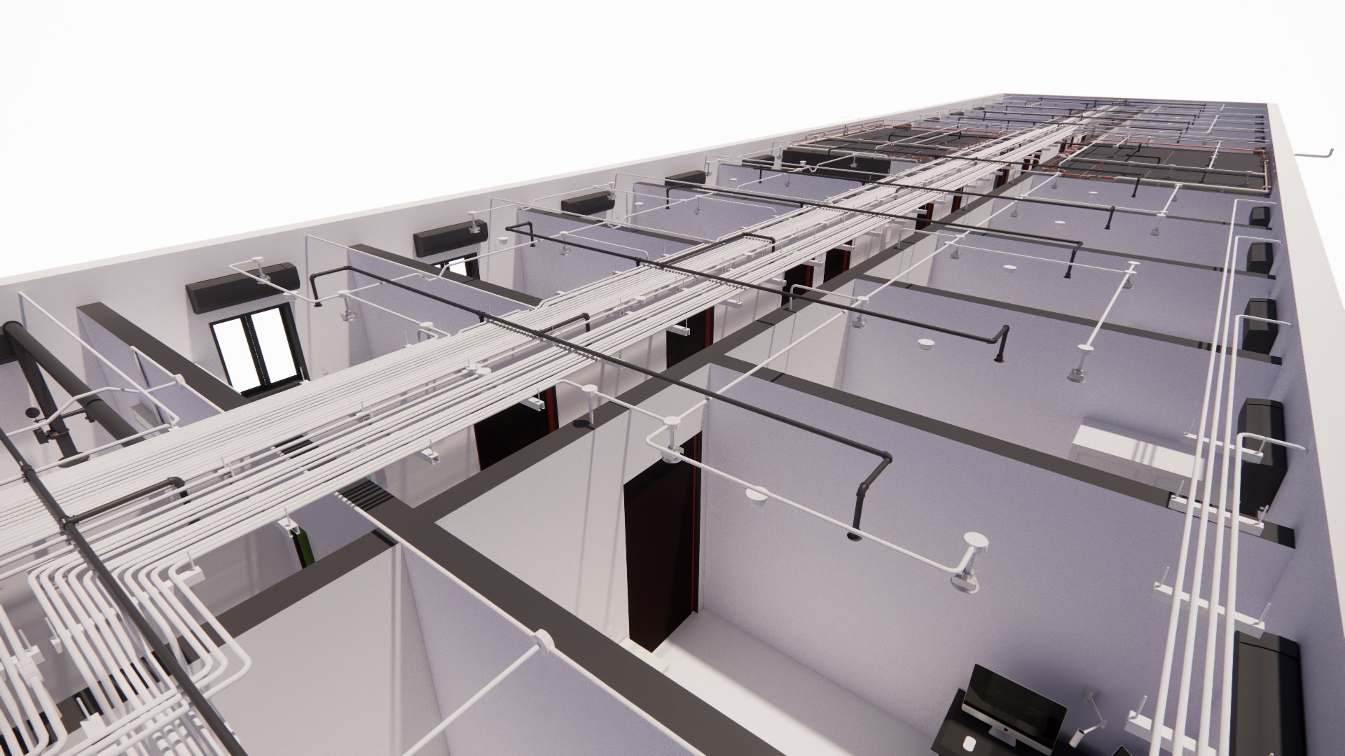 3D Staff Accommodation Model - TurboSquid 2221500