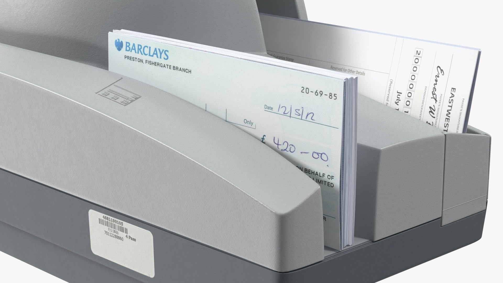 3D TellerScan 240 Digital Check Scanner - TurboSquid 2061270