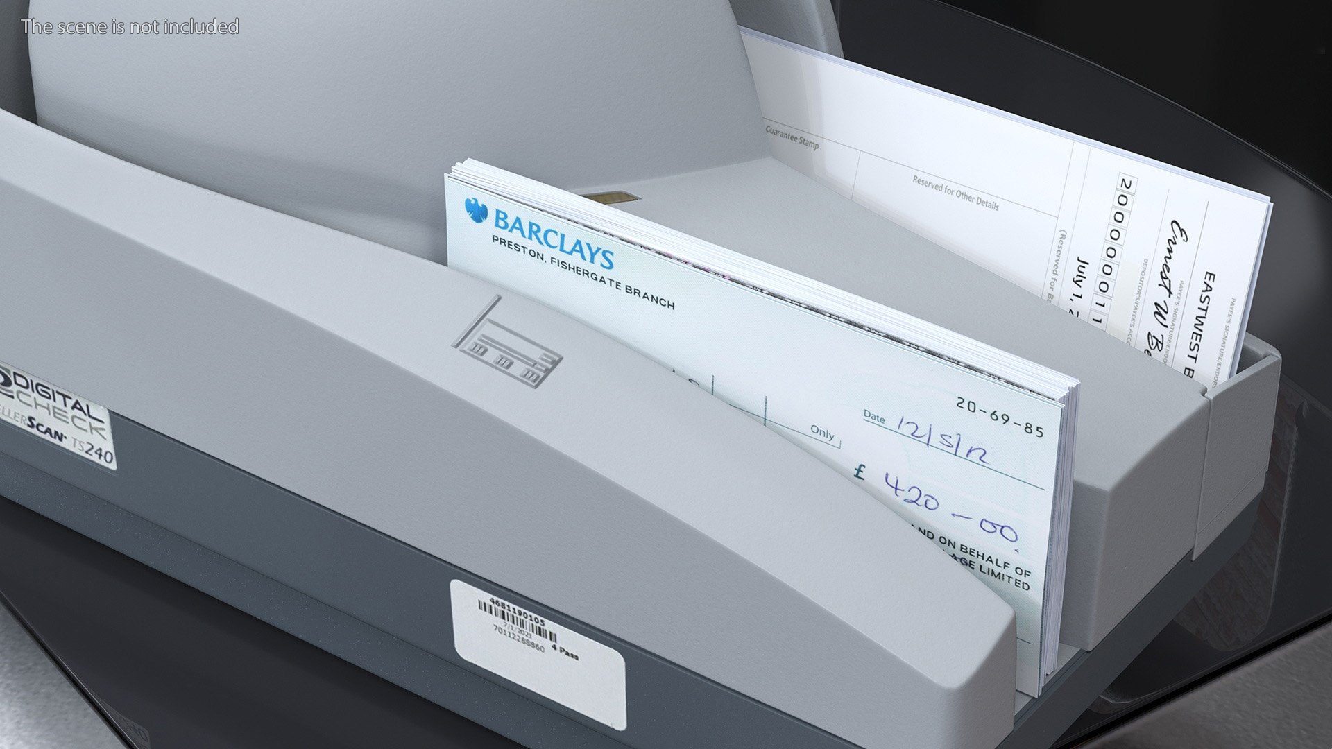 3D TellerScan 240 Digital Check Scanner - TurboSquid 2061270