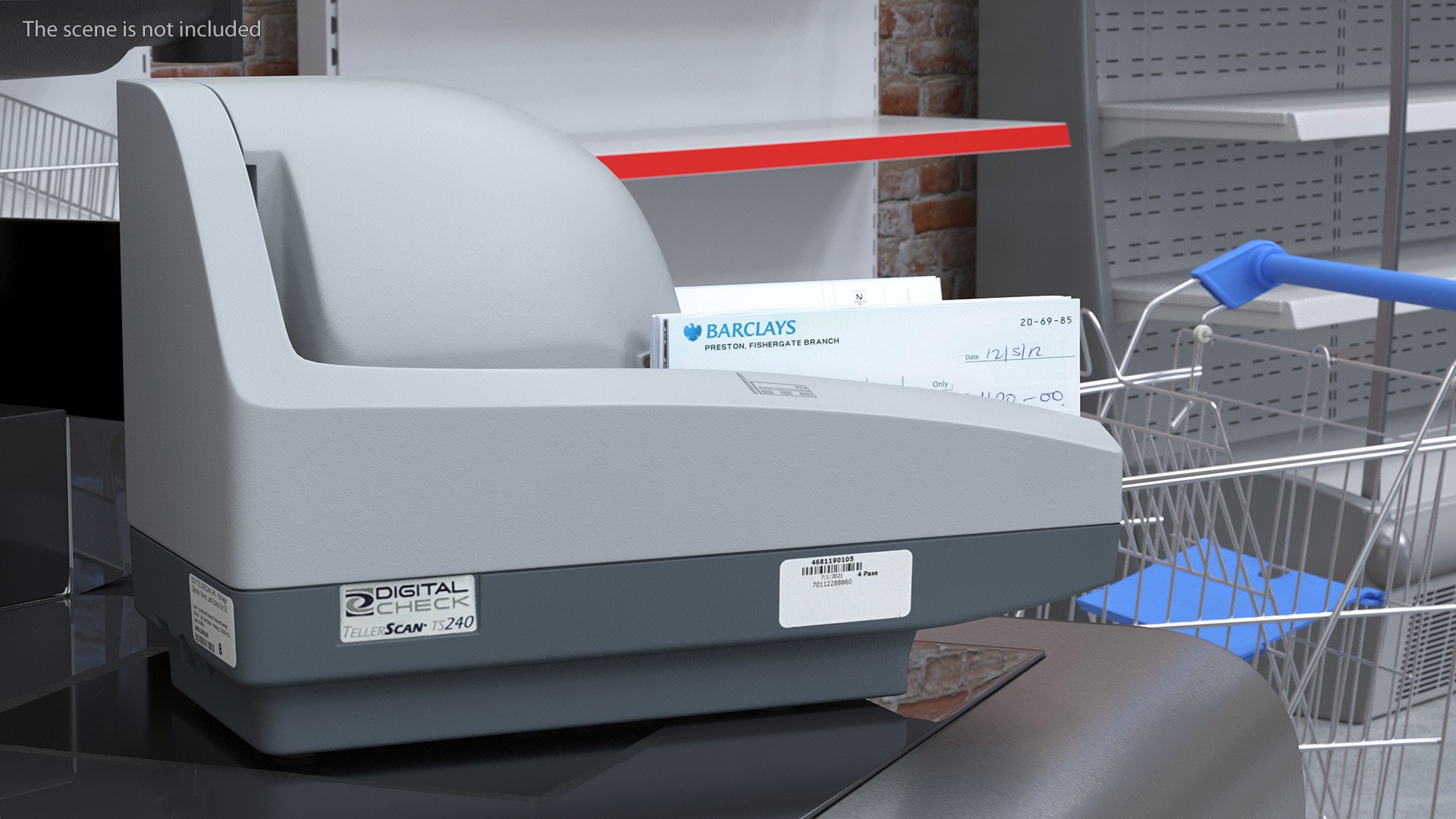 3D TellerScan 240 Digital Check Scanner - TurboSquid 2061270