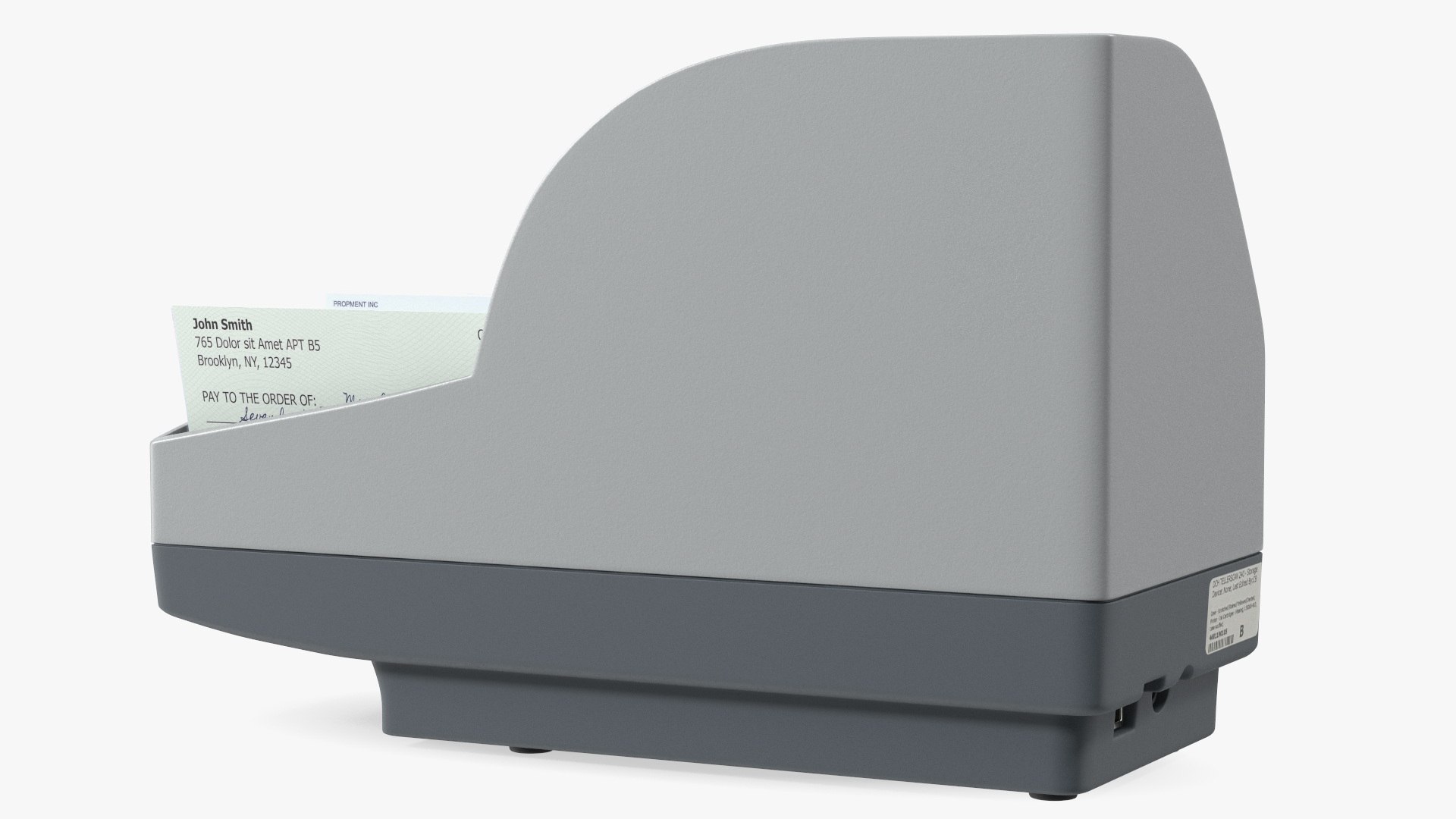 3D TellerScan 240 Digital Check Scanner - TurboSquid 2061270