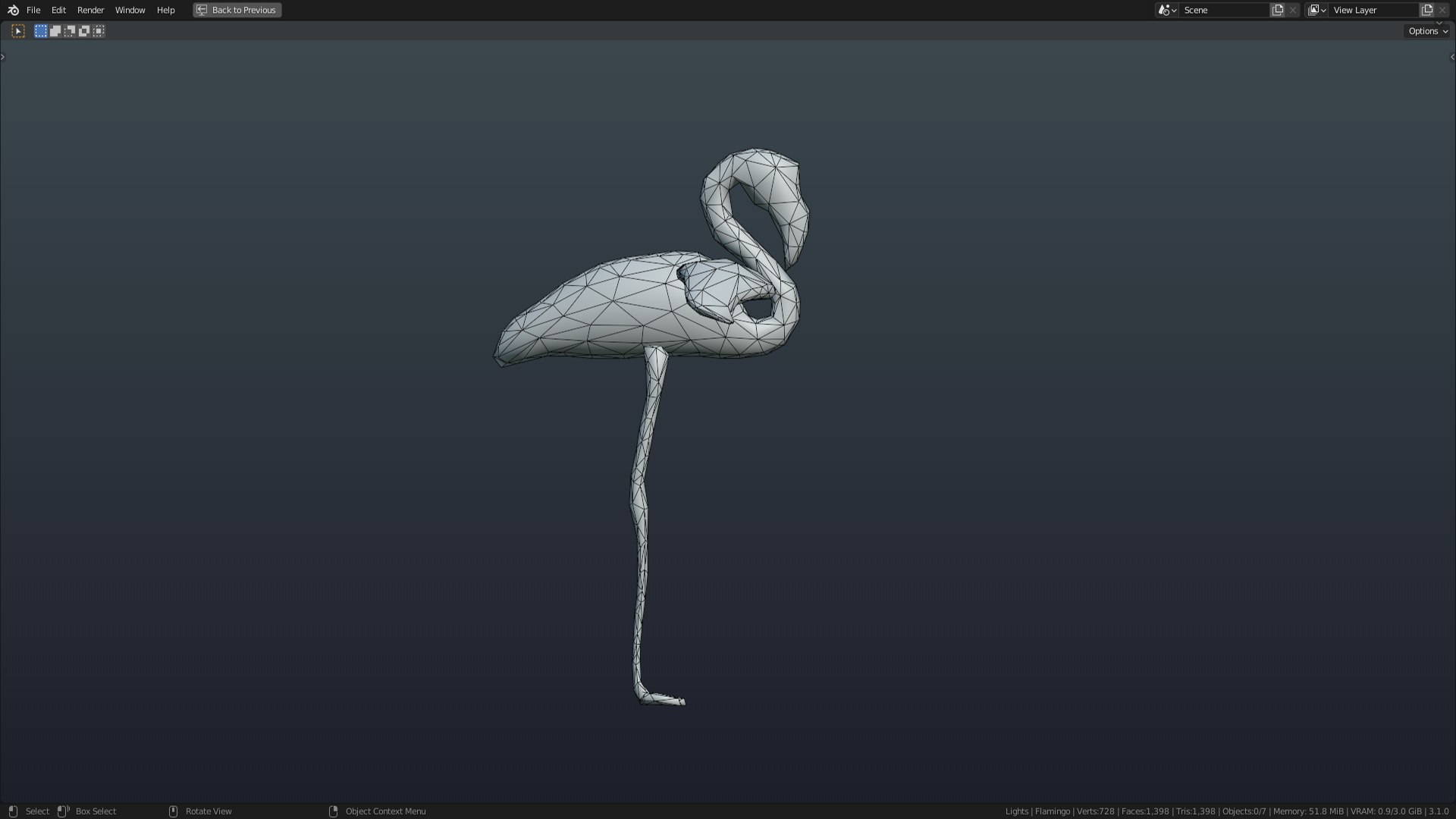 Low Poly Flamingo Rigged With Realistic Texture 3D Model - TurboSquid ...