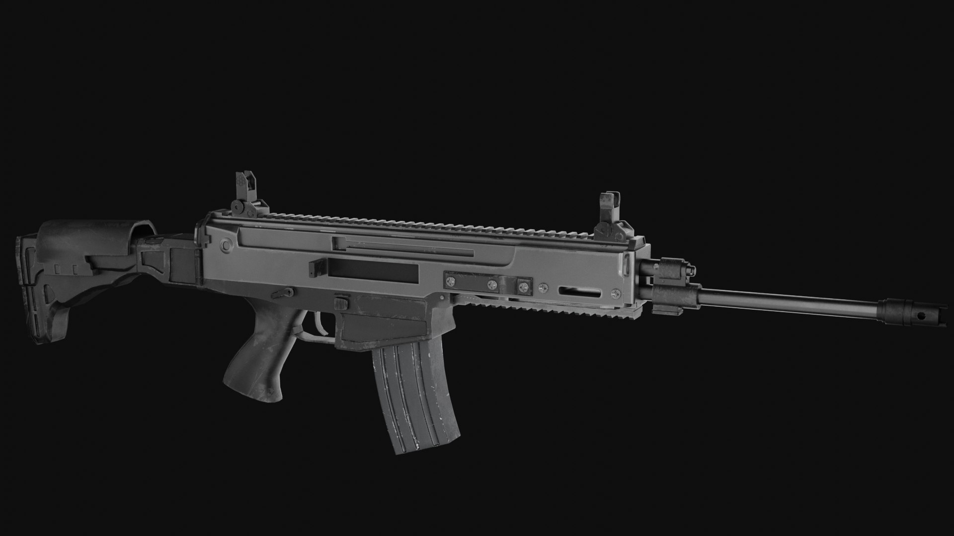 3D Rifle Weapon Gun - TurboSquid 1687851