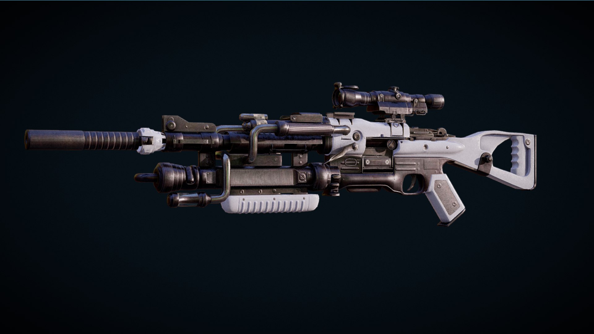 Eclipse Mk V Tactical Sniper Rifle 3D Model - TurboSquid 2285724