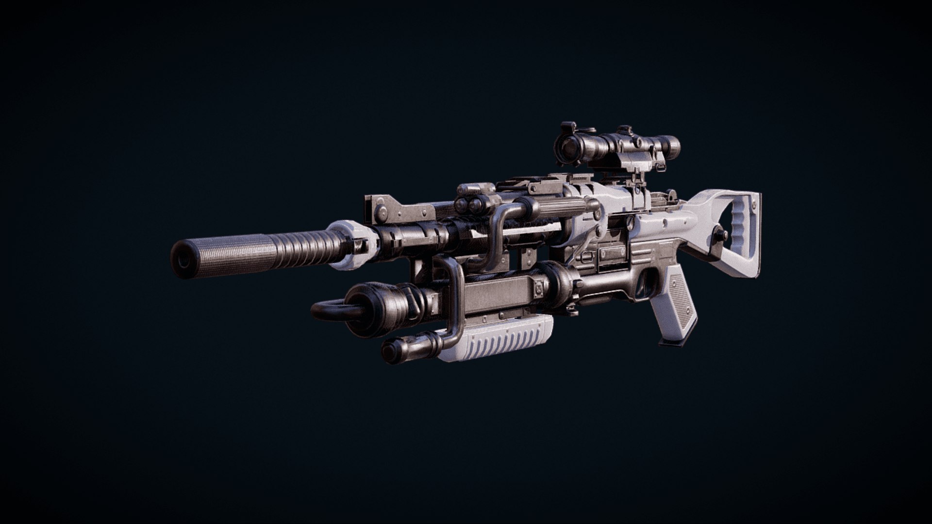 Eclipse Mk V Tactical Sniper Rifle 3D Model - TurboSquid 2285724