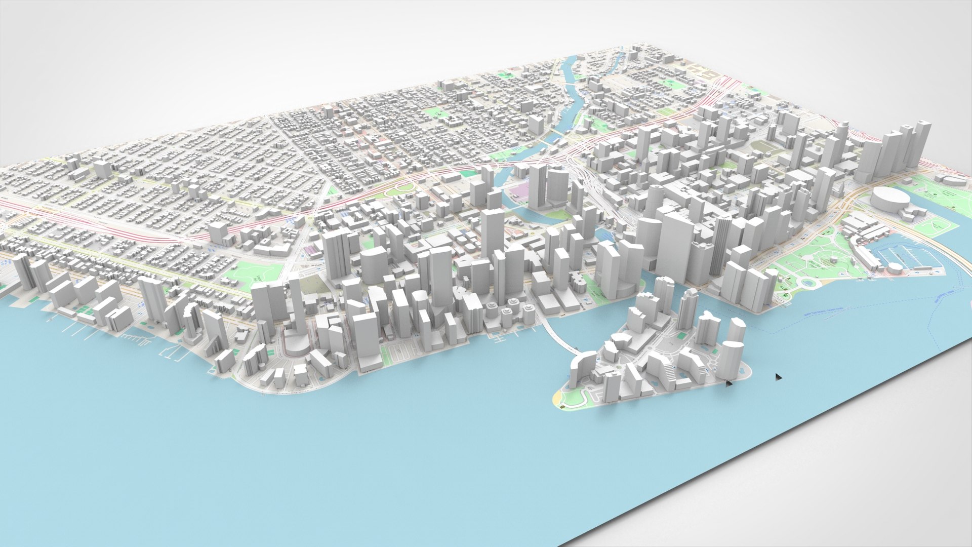 3D Cityscape Miami Florida USA - TurboSquid 2260076