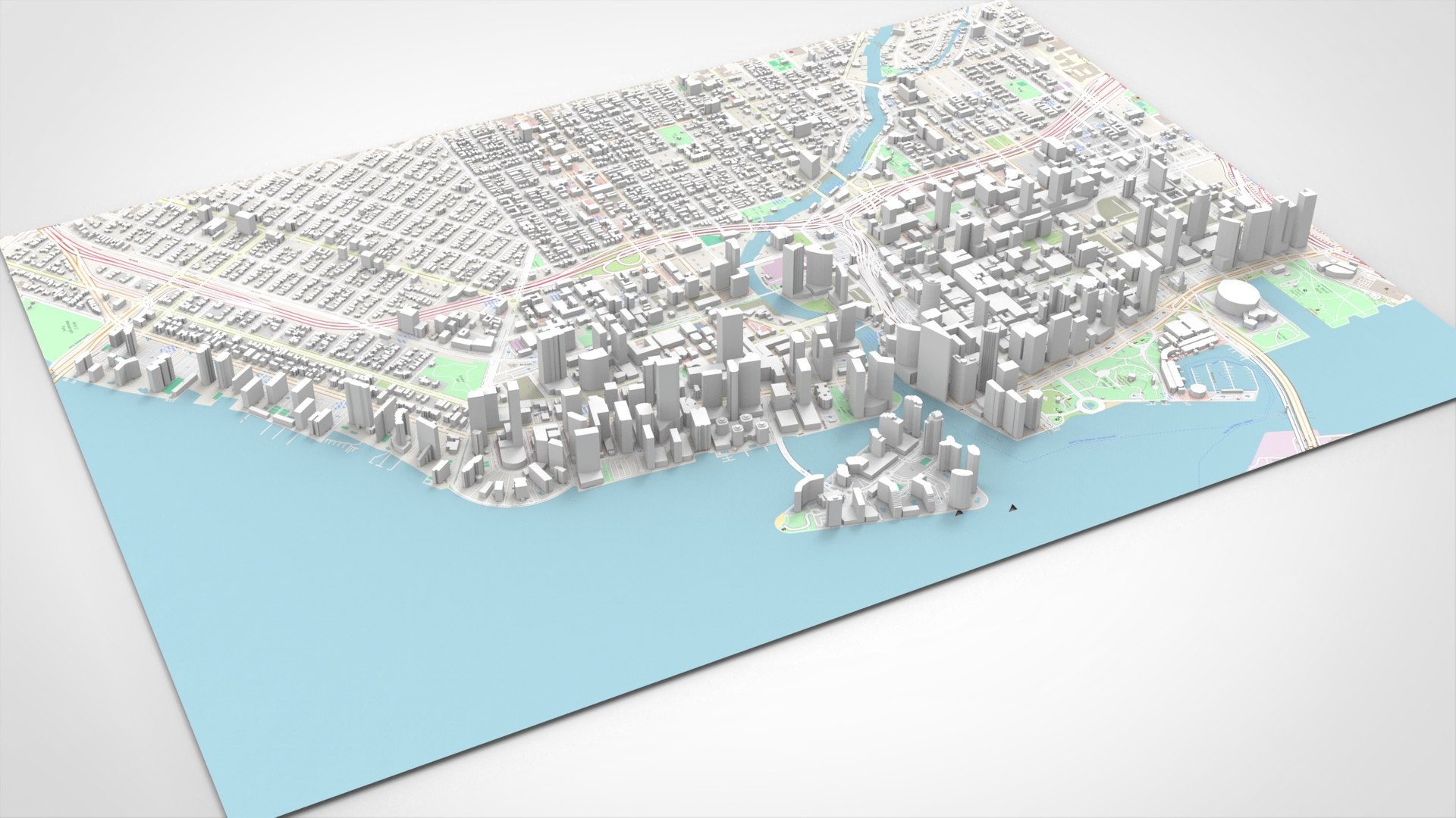 3D Cityscape Miami Florida USA - TurboSquid 2260076