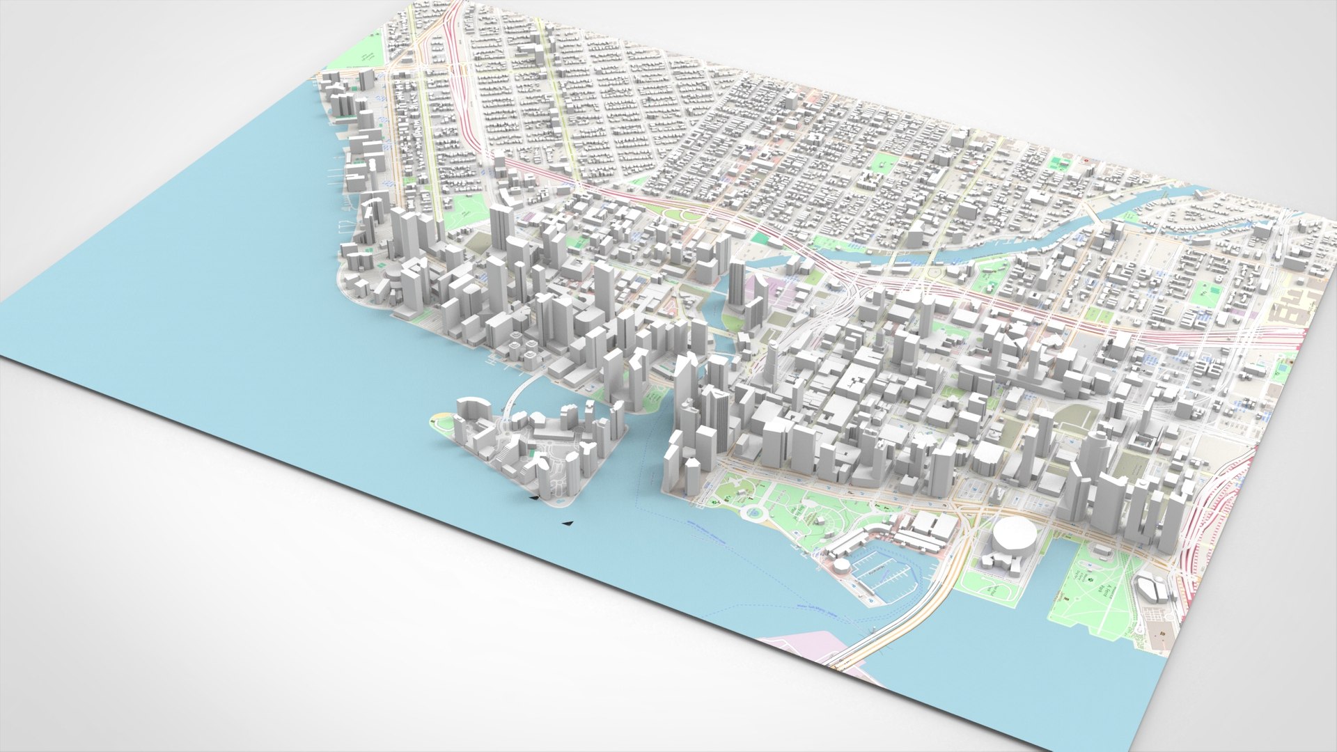 3D Cityscape Miami Florida USA - TurboSquid 2260076