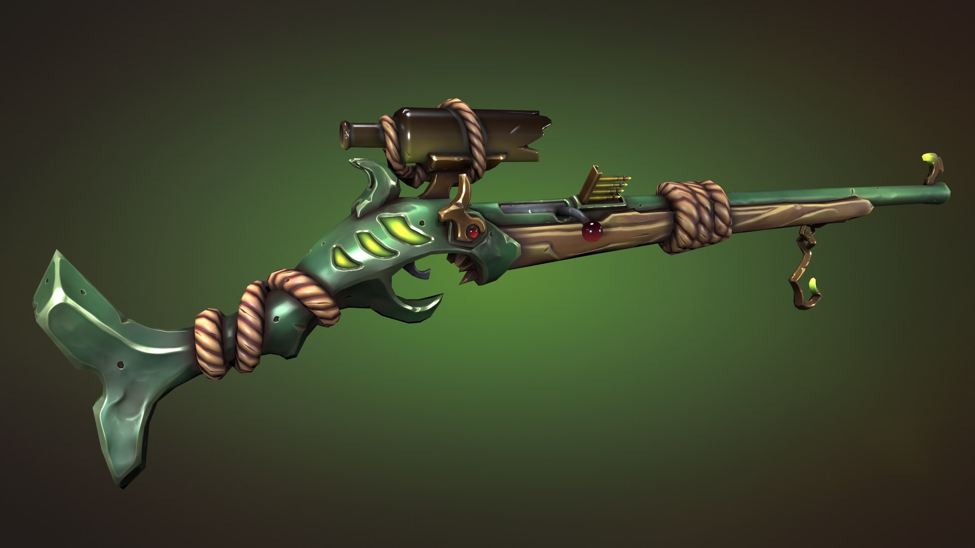 Shark Rifle 3D Model - TurboSquid 2144571