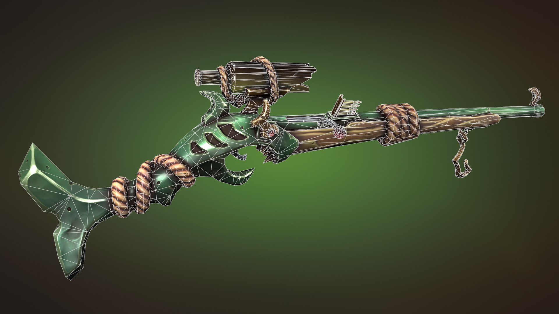Shark Rifle 3D Model - TurboSquid 2144571