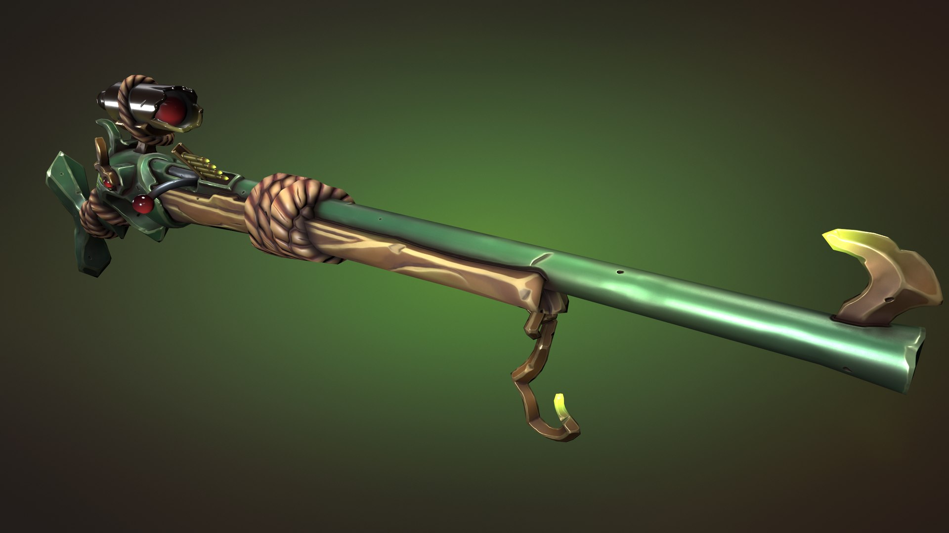 Shark Rifle 3D Model - TurboSquid 2144571