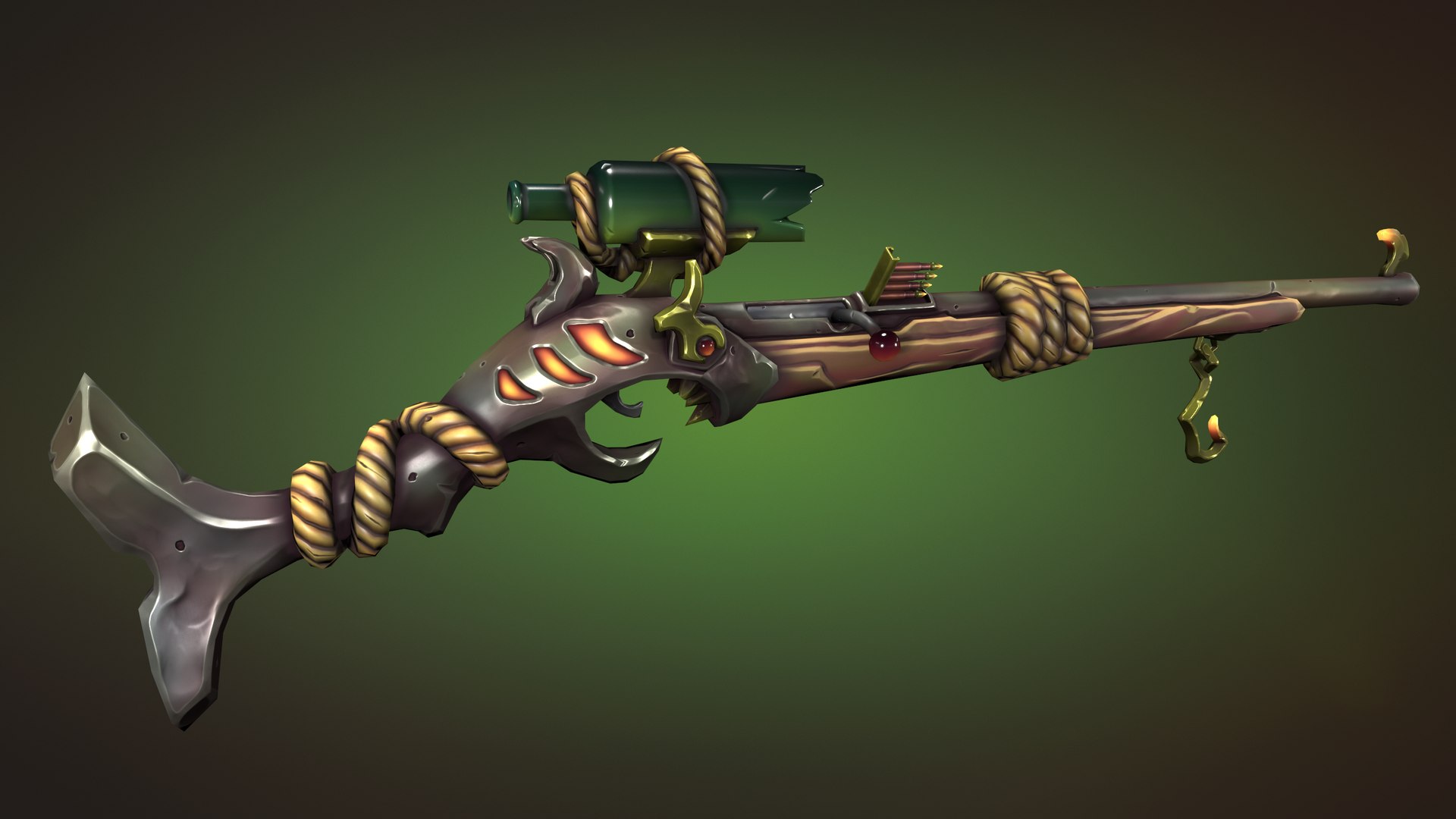 Shark Rifle 3D Model - TurboSquid 2144571